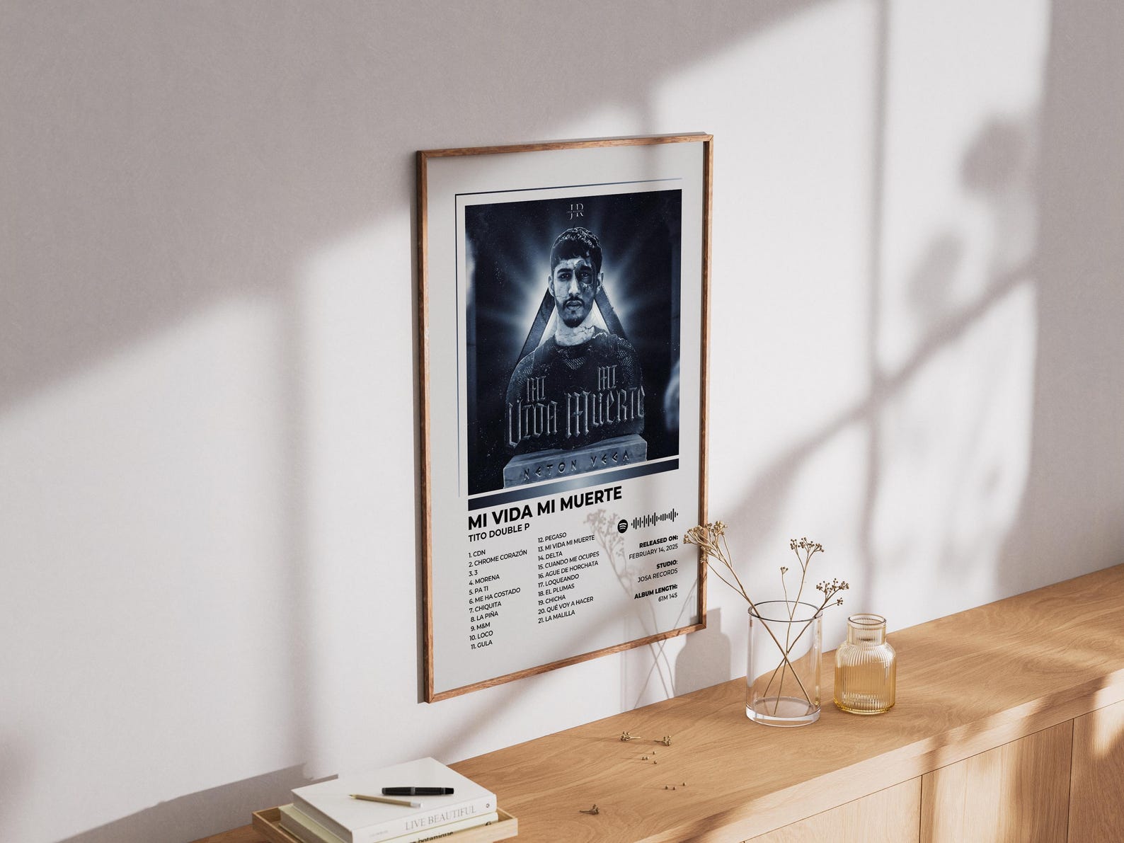 Neton Vega - Mi Vida Mi Muerte Album Cover Poster (digital and Physical ...