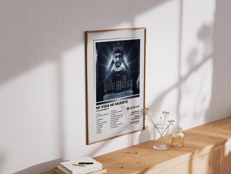 Neton Vega - Mi Vida Mi Muerte Album Cover Poster (digital and Physical ...