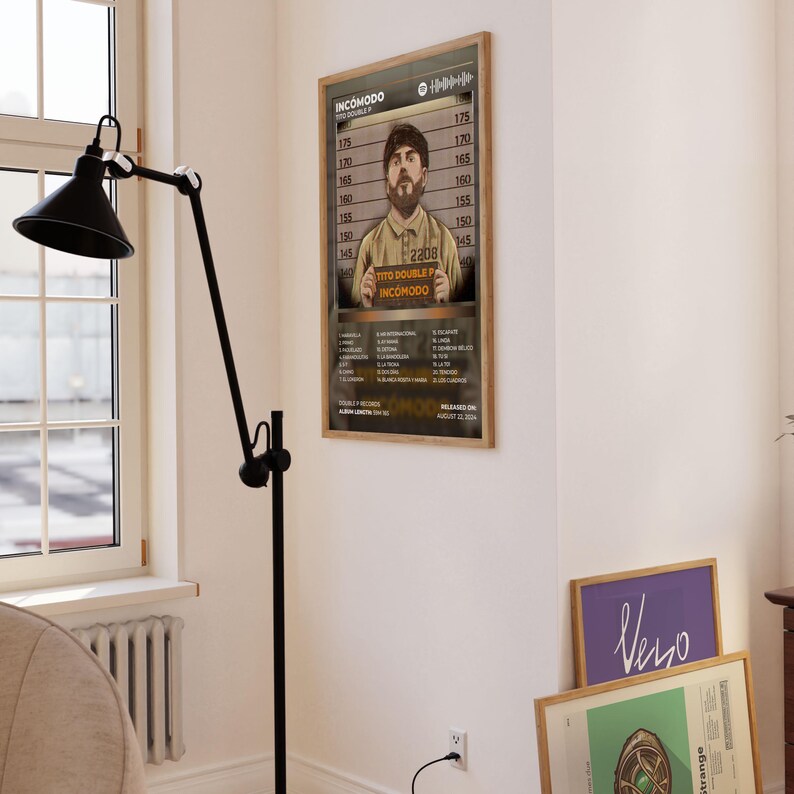 Tito Double P - Incomodo Album Cover Poster | Incómodo Album Poster ...