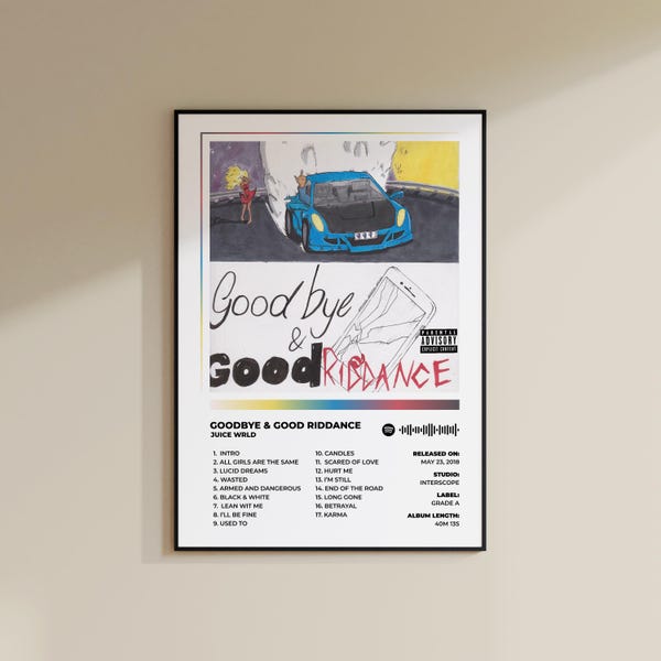 Goodbye and Good Riddance Album Cover Art - Etsy