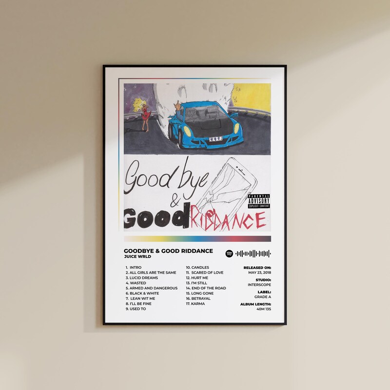 Goodbye and Good Riddance Album Cover Art - Etsy