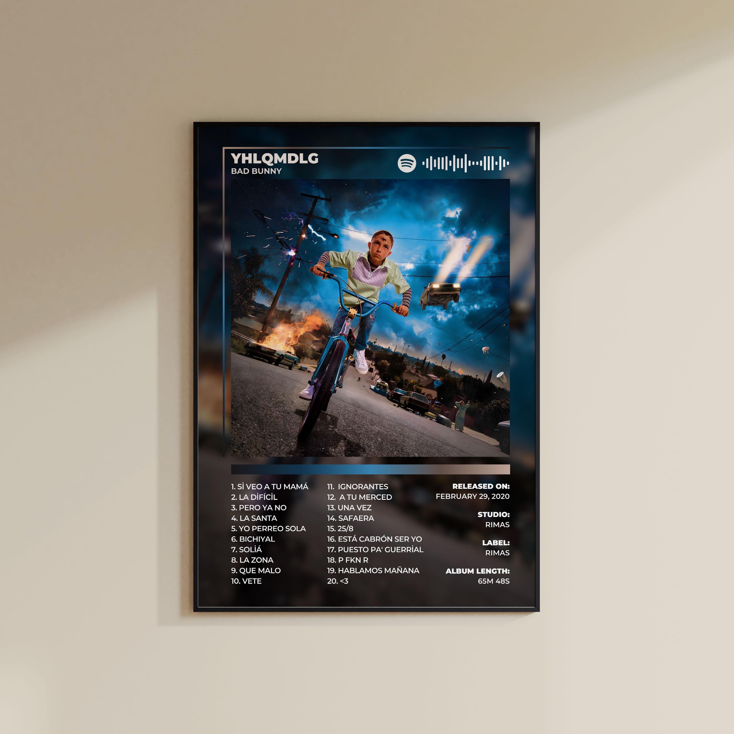 Bad Bunny YHLQMDLG Album Cover Poster (digital and Physical) - Etsy
