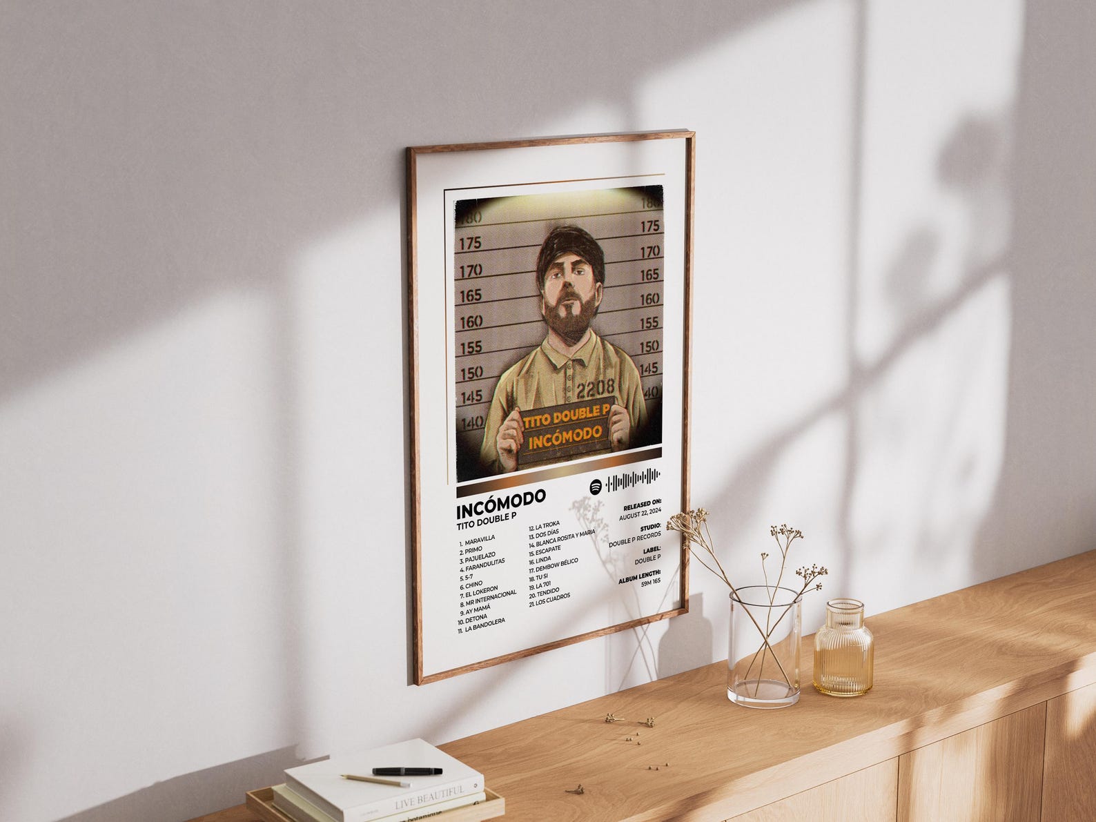 Tito Double P - Incomodo Album Cover Poster | Incómodo Album Poster ...