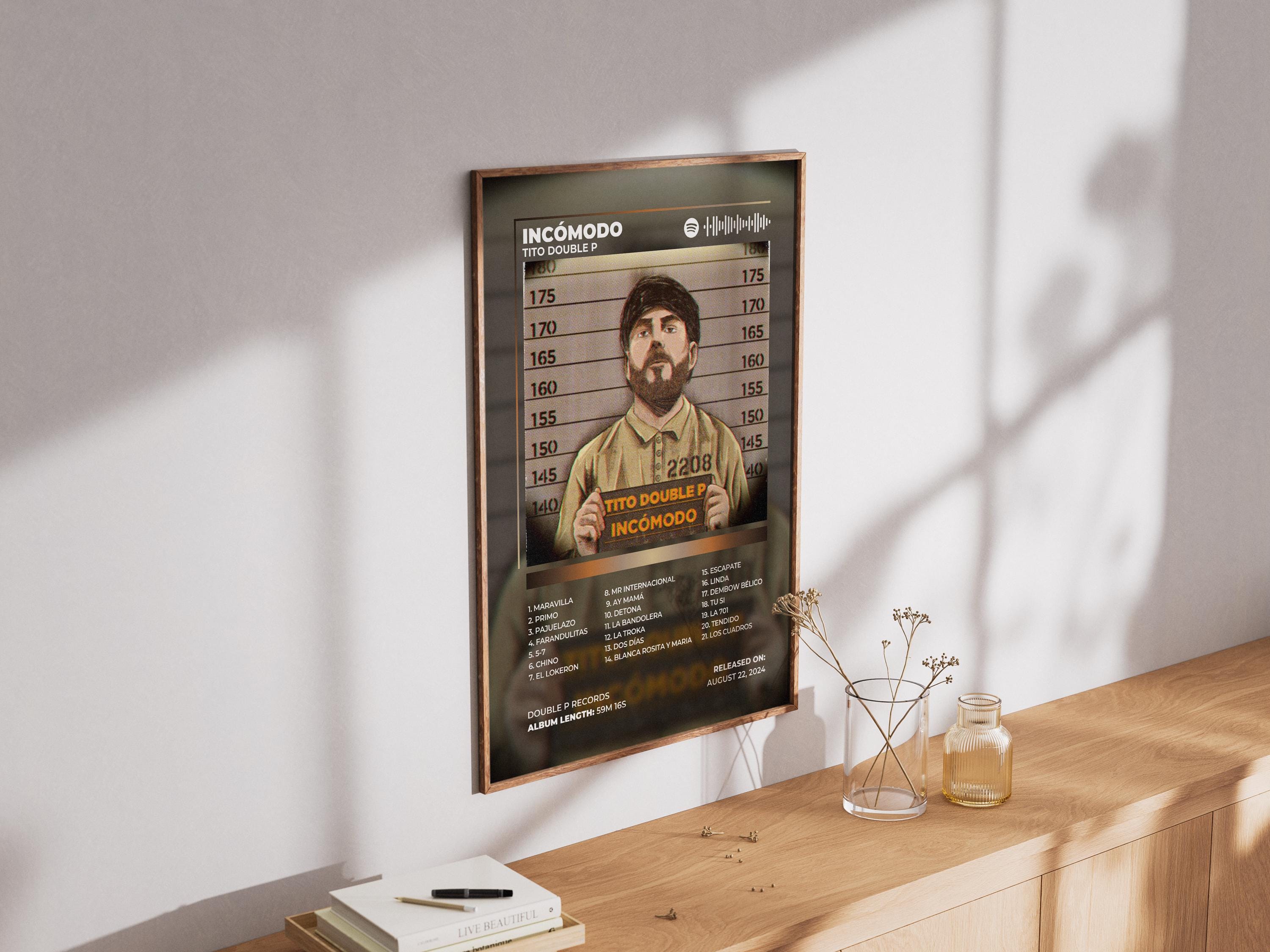 Tito Double P - Incomodo Album Cover Poster | Incómodo Album Poster ...