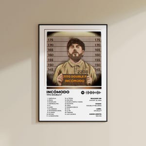 Tito Double P - Incomodo Album Cover Poster | Incómodo Album Poster ...