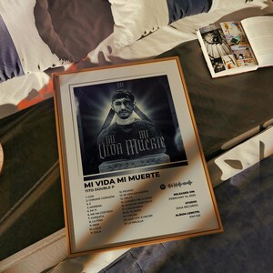 Neton Vega - Mi Vida Mi Muerte Album Cover Poster (digital and Physical ...