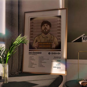 Tito Double P - Incomodo Album Cover Poster | Incómodo Album Poster ...