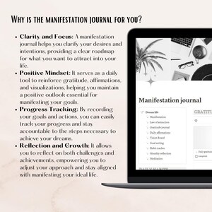Manifestation Journal Notion Template | Law of Attraction | Digital ...