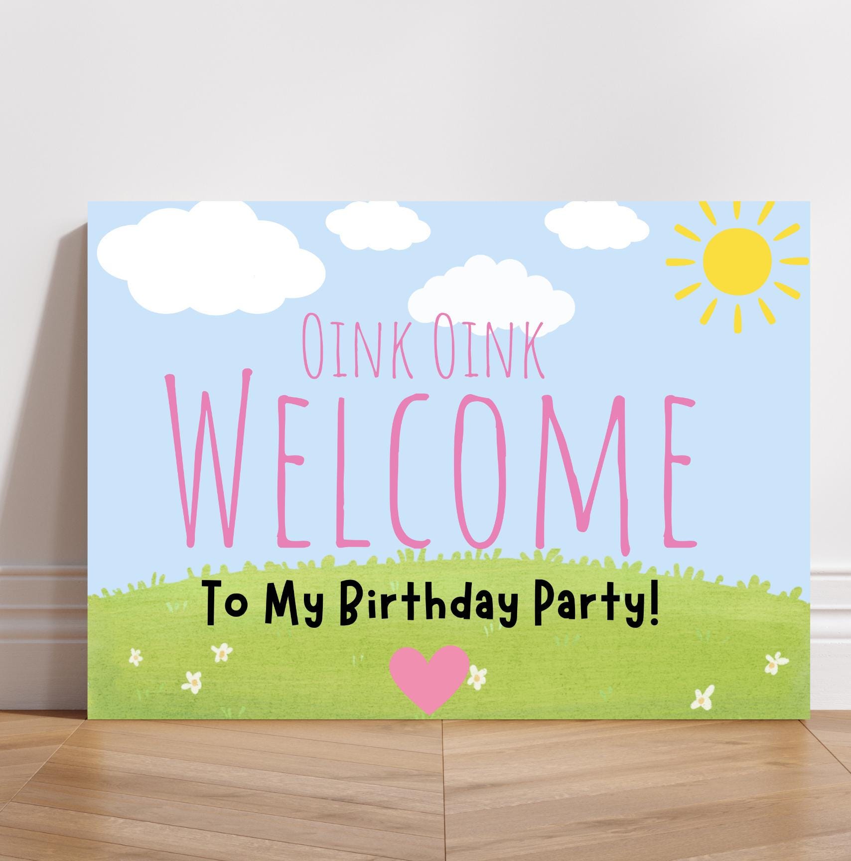 Peppa Pig Party Signs Bundle Welcome, Food, Snack, Favor Signs ...