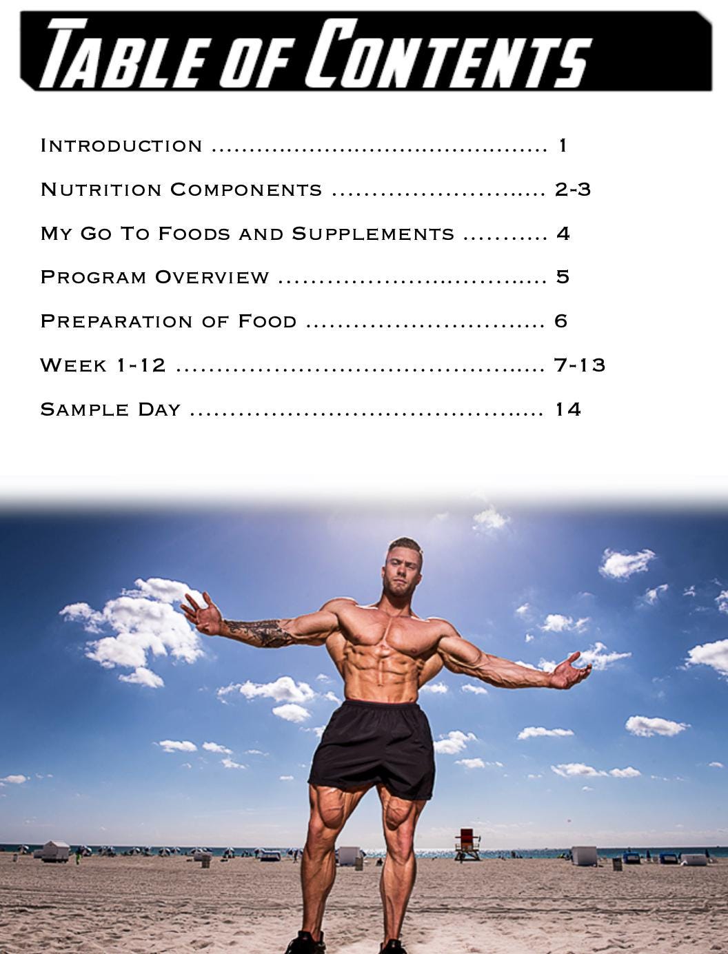 12-week Body Transformation Program by Chris Bumstead - Etsy