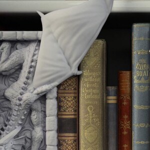 Dragon Bookend V2 Red - Booknook Unique Gift for Book Lovers, Fantasy ...