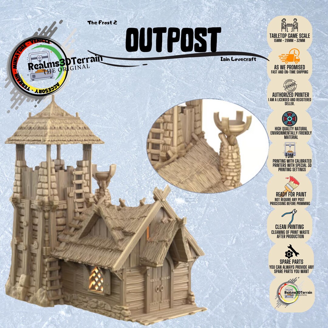 Outpost - Dungeon and Dragon - Wargaming Tabletop - Fantasy Scenery ...