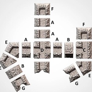 WW2 Trenches Building City Wargaming Tabletop Fantasy Scenery Mordheim ...