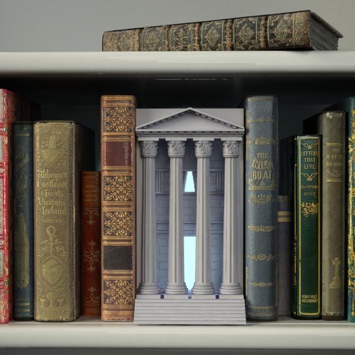 Greek Building - Bookend - Booknook Unique Gift for Book Lovers ...