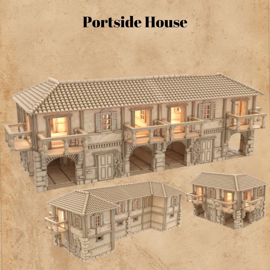 Portside House Iain Lovecraft 3D Printed Tabletop RPG, D&D, Warhammer ...