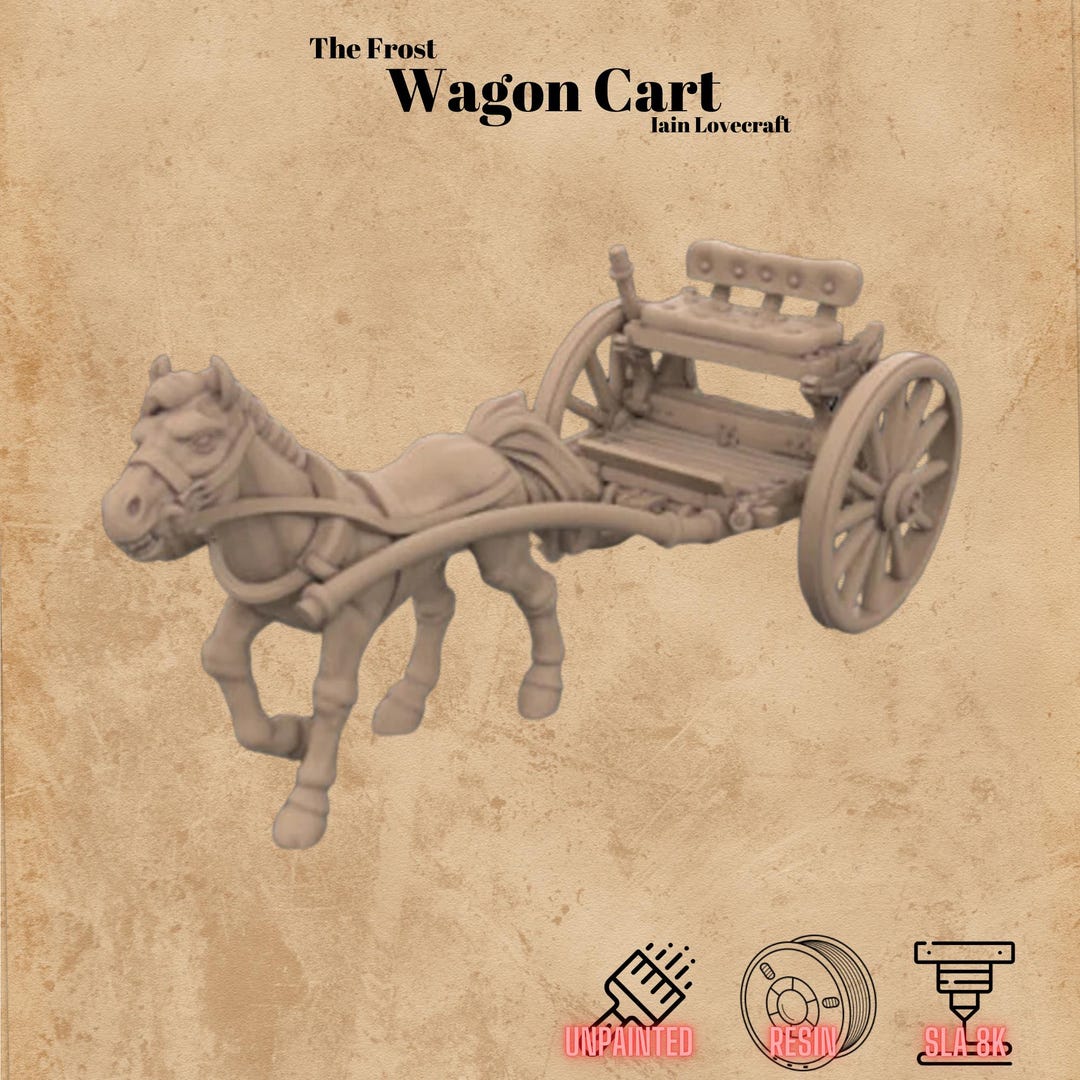 Wagon Cart V2 - the Frost -dungeons and Dragons Tabletop Rpgs/ D&D ...