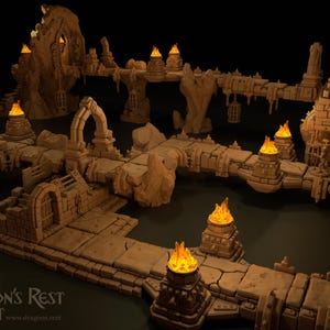Craggy Keep Build Dnd Table the Dragon's Rest Wargame Terrain Tabletop ...