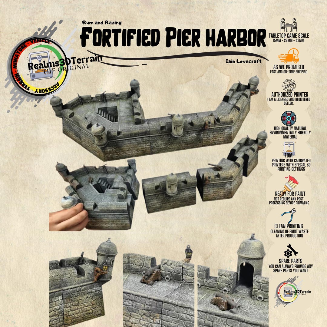 Port Harbor - Fortified Pier - Rum N Razing - Dungeons and Dragons ...