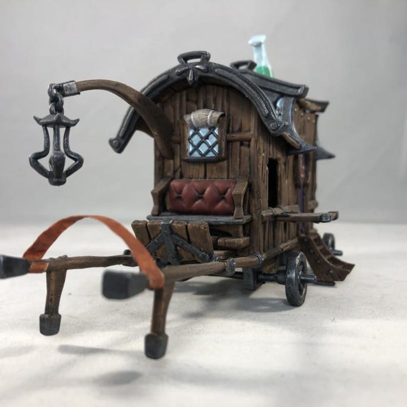 Potion Vendor Wagon STL Miniatures Resin Sla 8K Wargaming Fantasy ...