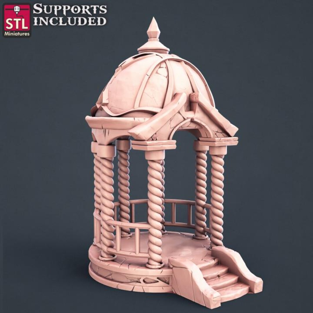 Elf Arbor for DND RPG STL Miniatures Resin Sla 8K Wargaming Fantasy ...