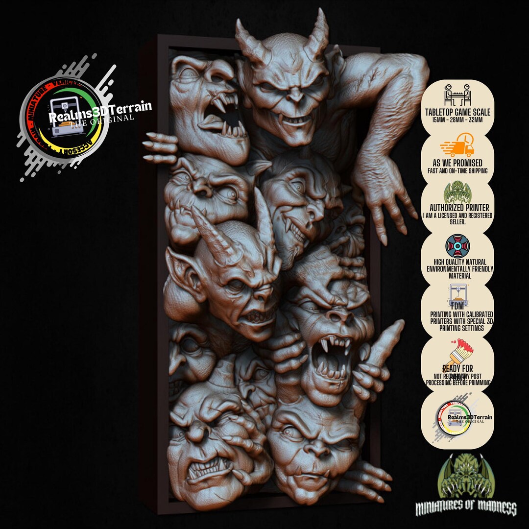 Imps Devil Booknook Miniatures of Madness Bookend Unique Gift for Book ...