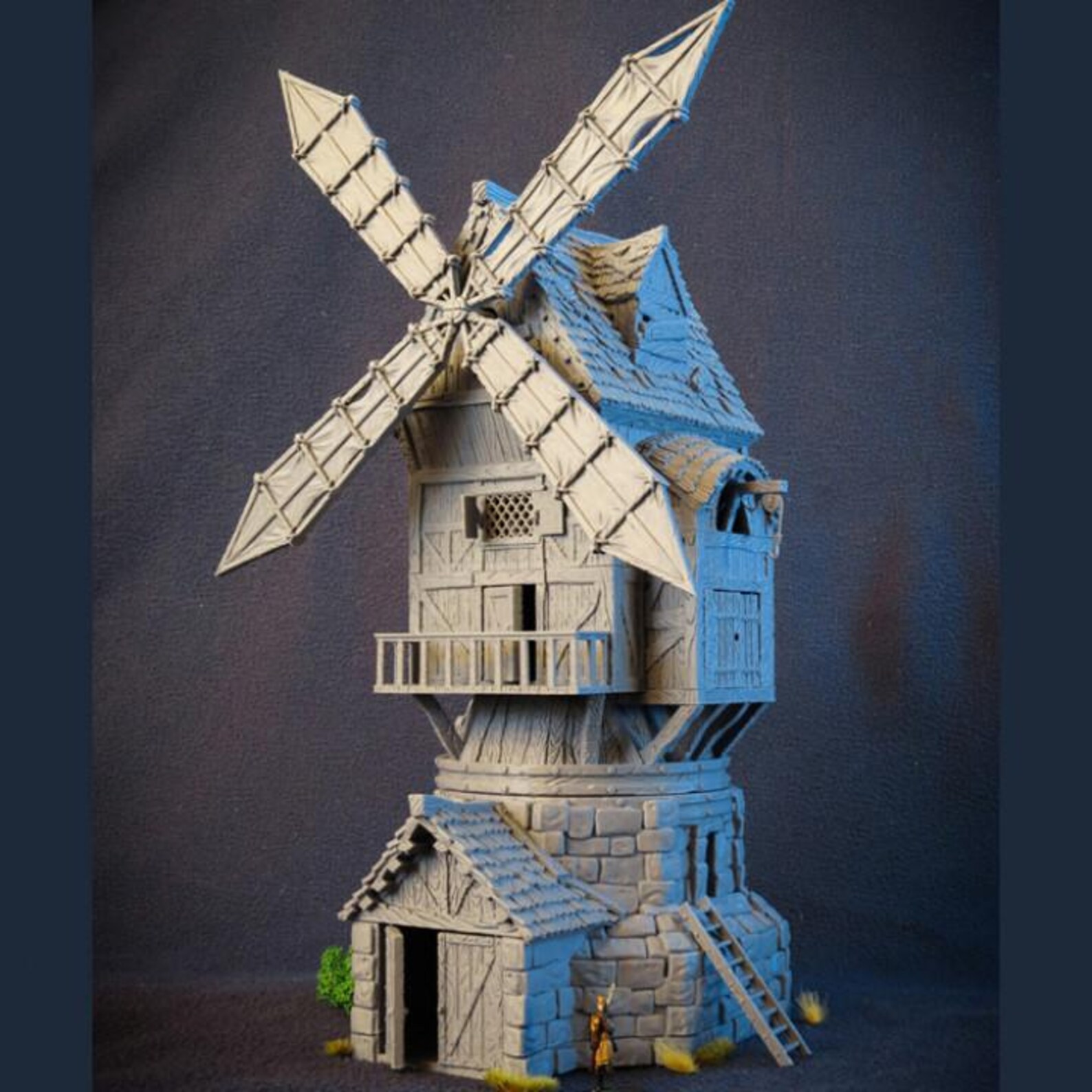 Windmill House - 28mm - Tabletop Terrain - Wargaming Tabletop Fantasy ...