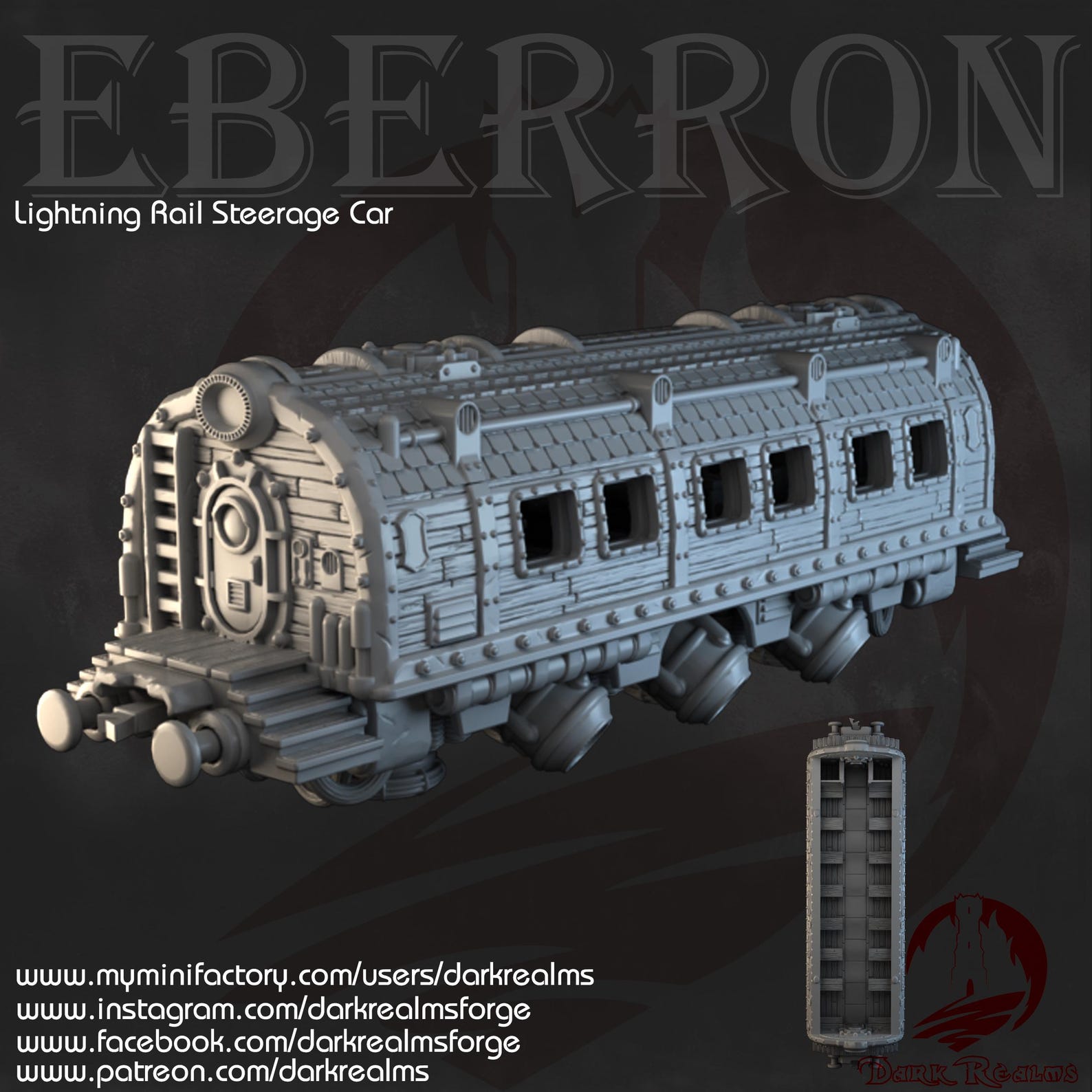 Neocity Lightning Rail - Steerage Car Train - Eberron - Dark Realms ...