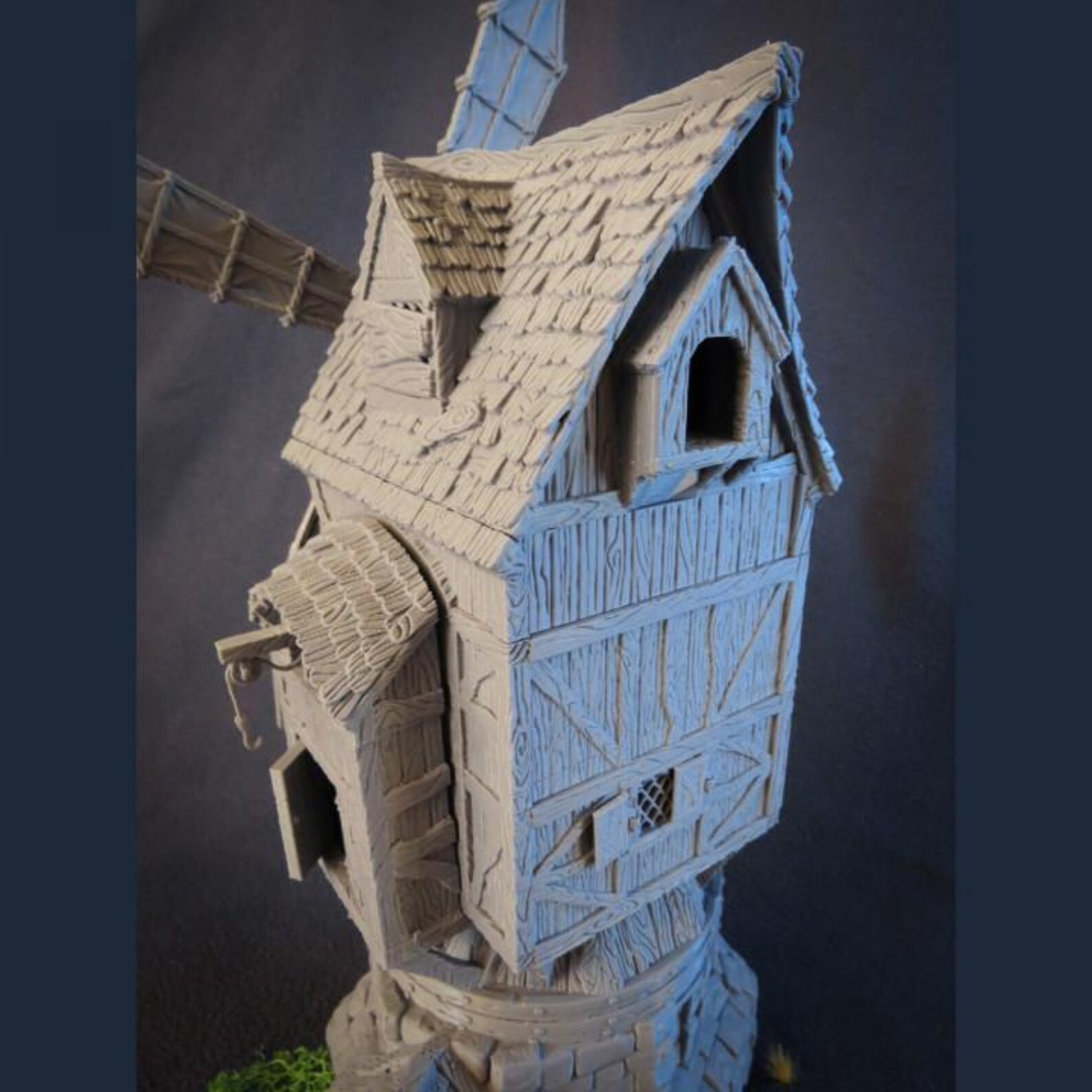 Windmill House - 28mm - Tabletop Terrain - Wargaming Tabletop Fantasy ...