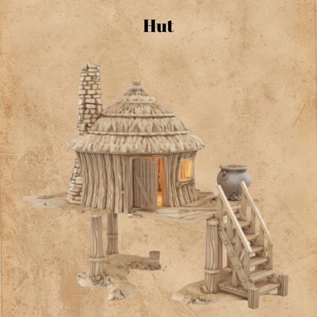 Hut Iain Lovecraft Modular 3D Printed Tabletop RPG, D&D, Warhammer ...