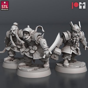 Dwarven Camp Full Set for DND RPG STL Miniatures Resin Sla 8K Wargaming ...