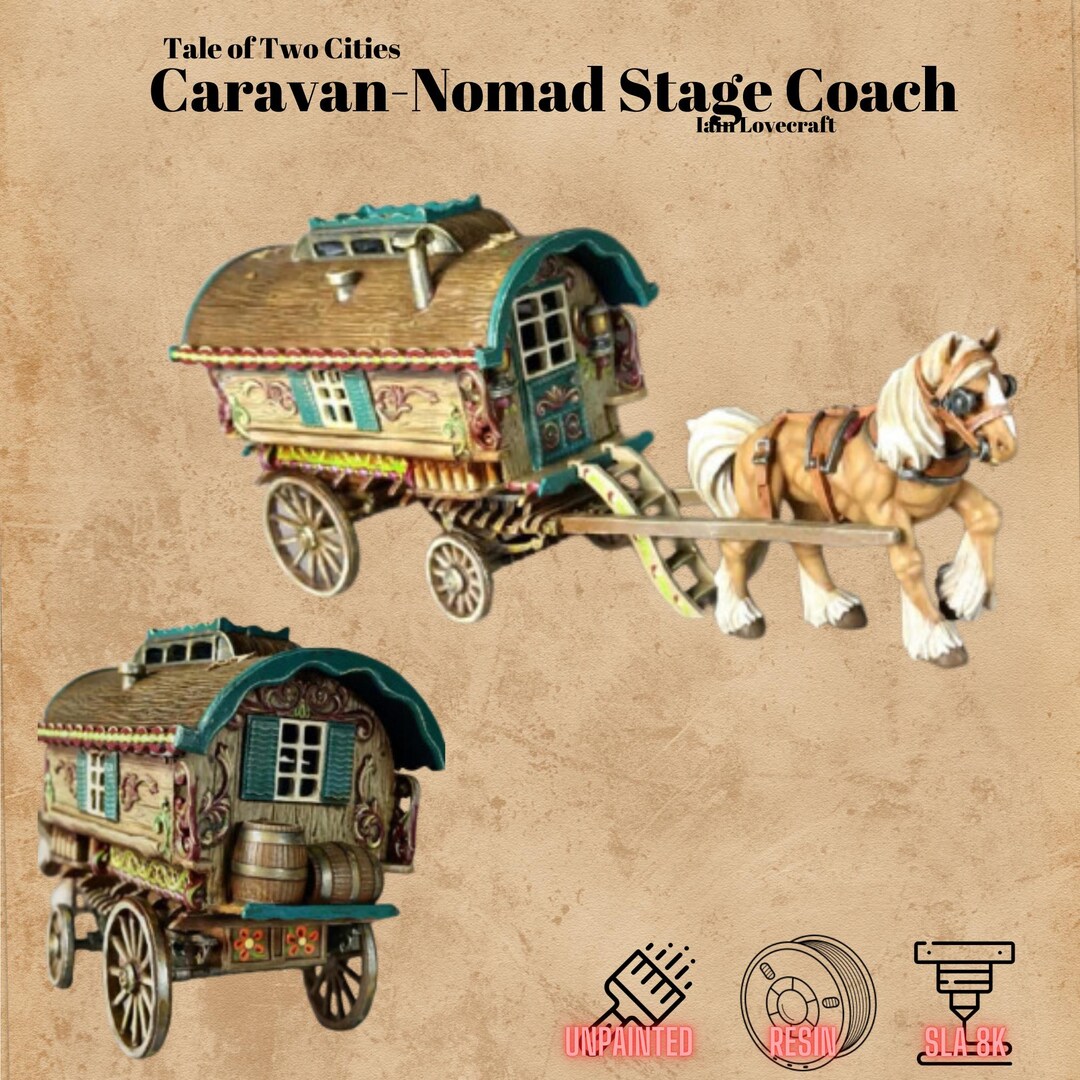 Nomad Stage Coach Tale of Two Cities dungeons and Dragons Tabletop Rpgs ...