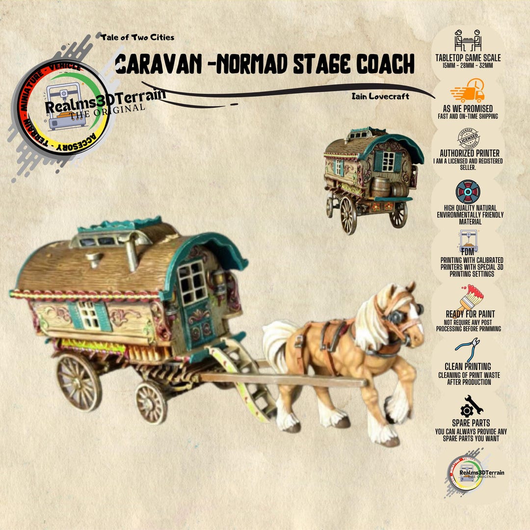 Nomad Stage Coach - Tale of Two Cities -dungeons and Dragons Tabletop ...