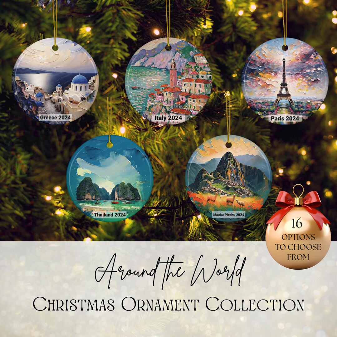 Around the World Christmas Ornament Collection | Holiday Gift ...