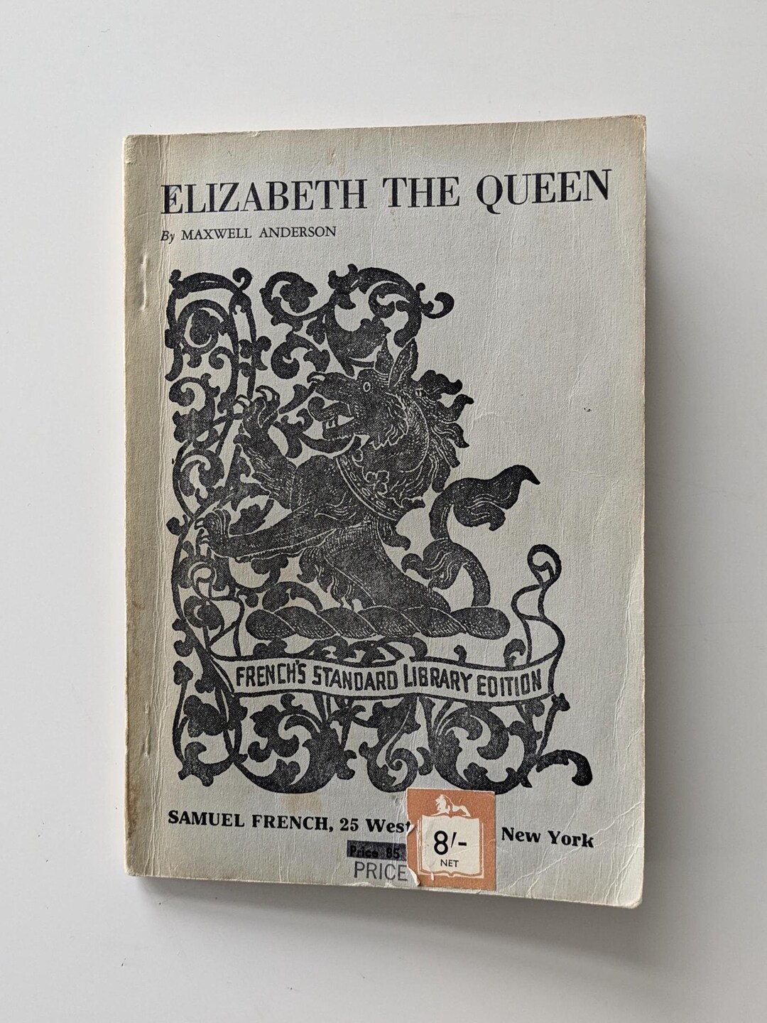 Antique Elizabeth the Queen Playbill by Maxwell Anderson | Vintage ...