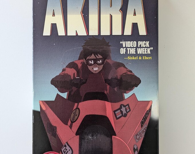 Akira VHS - RARE Letterbox Edition, Collectible Classic Movie Tape ...