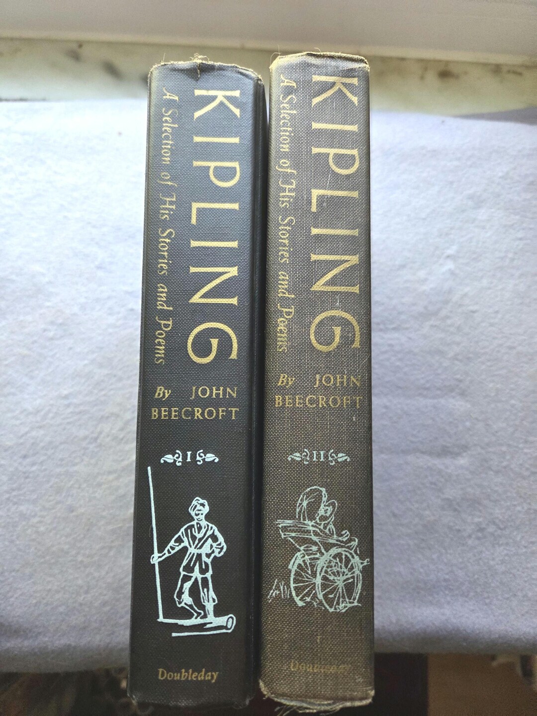 Vintage 1956 Book, "kipling, A Selection of His Stories and Poems", by ...