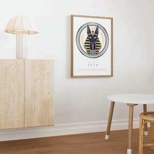 Seth Egyptian God Print, Seth Printable Poster, Egyptian Mythology ...