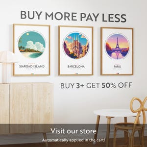 Siargao Island Poster, Philippines Travel Print, Printable Wall Art ...