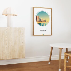 Jeddah City Poster, Saudi Arabia Travel Print, Printable Wall Art ...