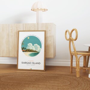 Siargao Island Poster, Philippines Travel Print, Printable Wall Art ...