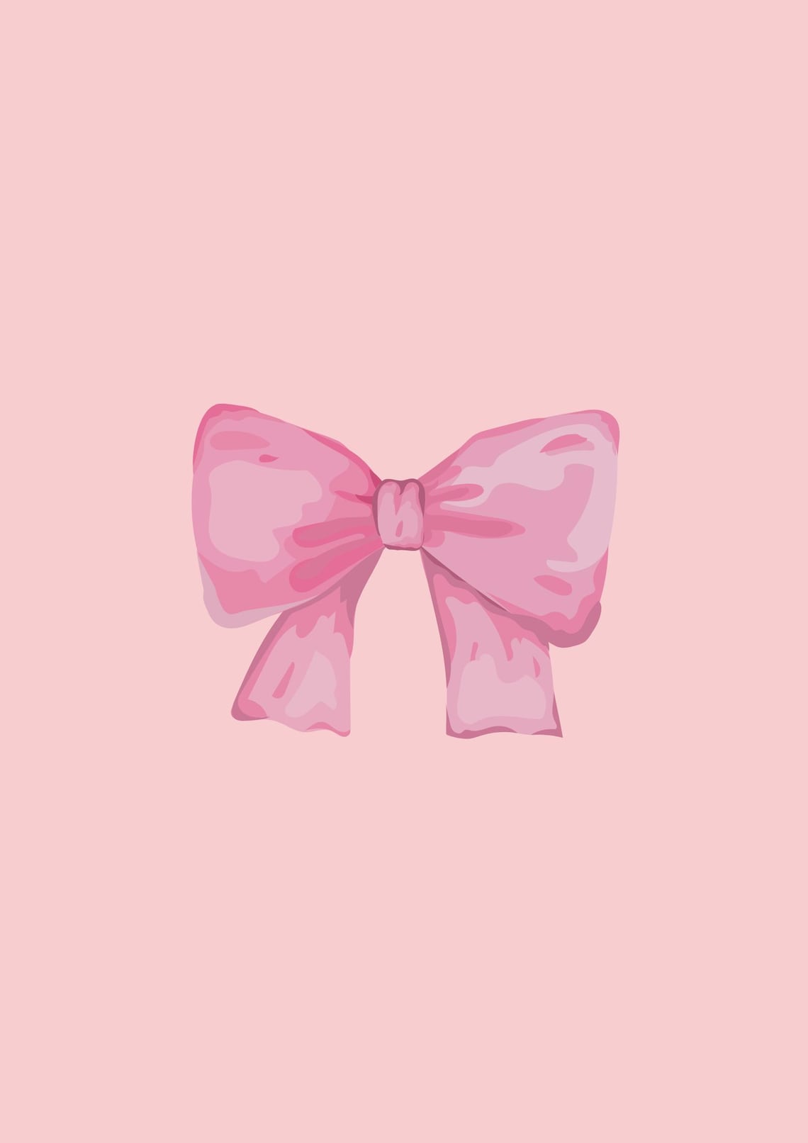 Pink Bow Poster - Etsy