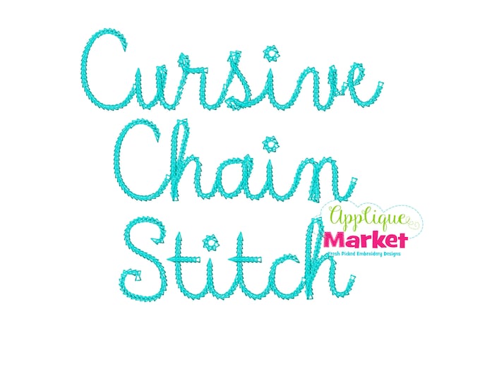 Machine Embroidery Design Casual Cursive Applique Alphabet Zig Zag Font ...