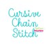 Machine Embroidery Design Cursive Chain Stitch Font Alphabet INSTANT ...
