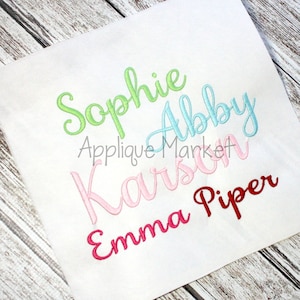 Machine Embroidery Design Font Samantha Alphabet INSTANT DOWNLOAD - Etsy