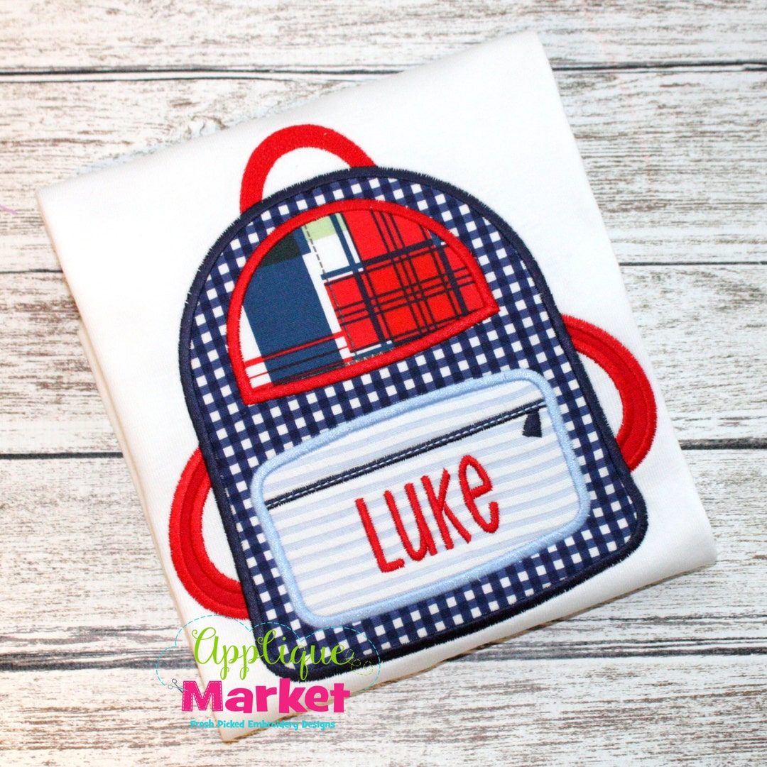 Machine Embroidery Design Embroidery Backpack Applique INSTANT DOWNLOAD ...