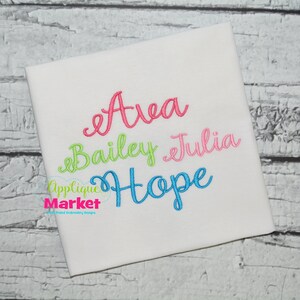 Machine Embroidery Design Font Monogram Harper Alphabet INSTANT ...