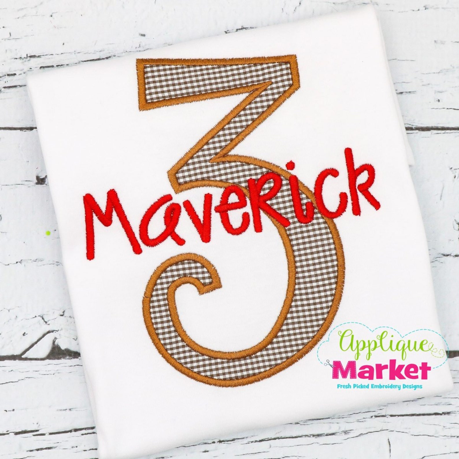 Machine Embroidery Design Applique Curly Applique Numbers Set | Etsy