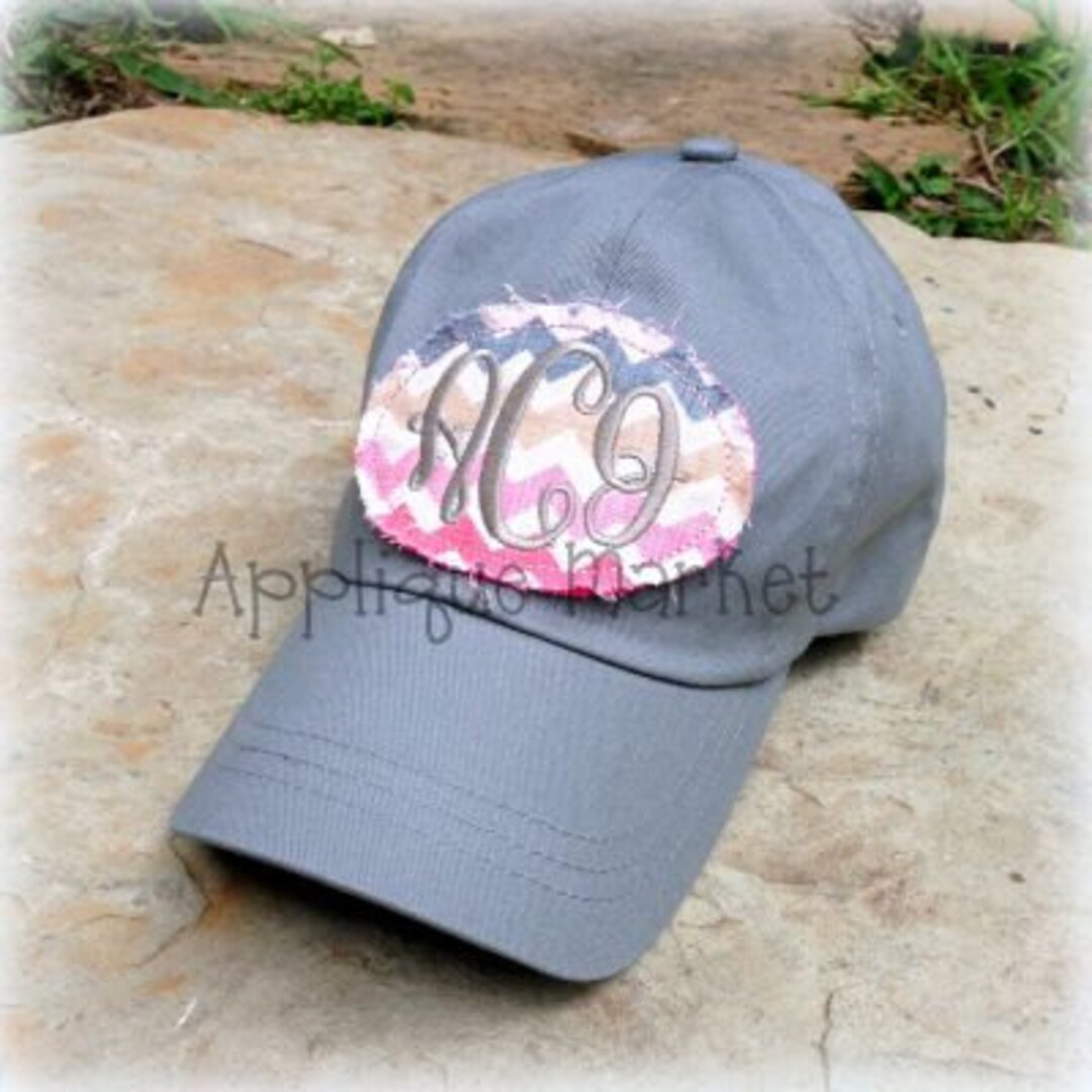 Machine Embroidery Design Applique Mini Raggy Oval Patch and Hat Tutorial INSTANT DOWNLOAD - Etsy