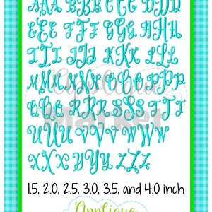 Machine Embroidery Design Caroline Monogram Font INSTANT DOWNLOAD - Etsy