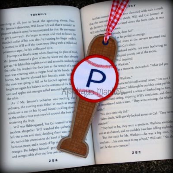 Baseball Bookmark - Etsy